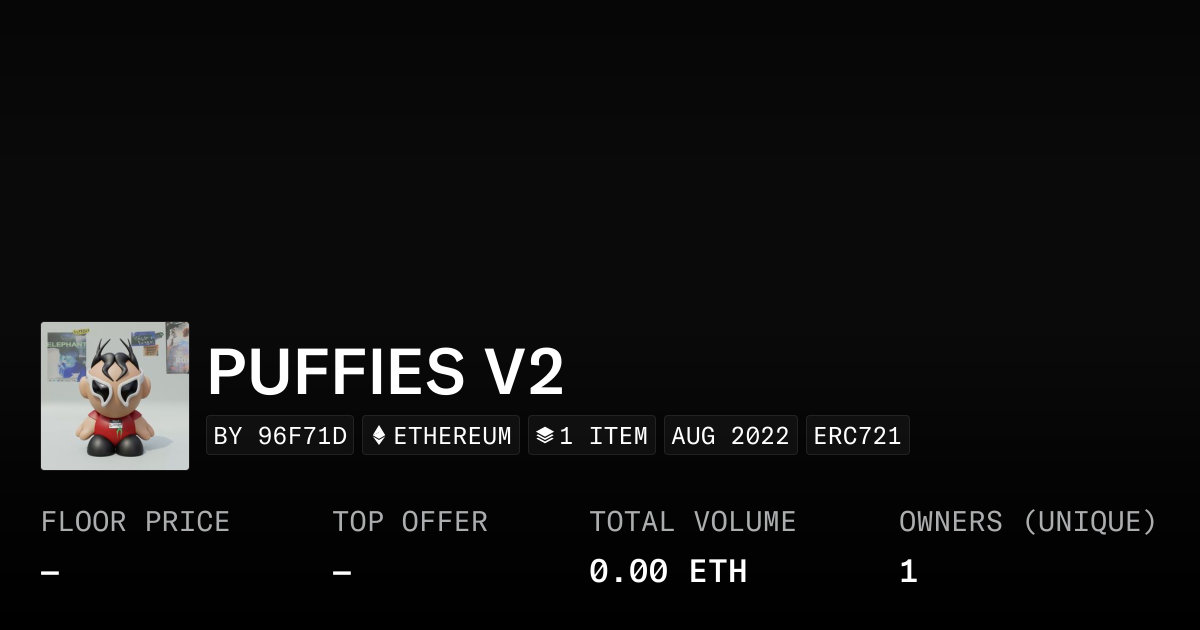 Puffies V2 Collection Opensea