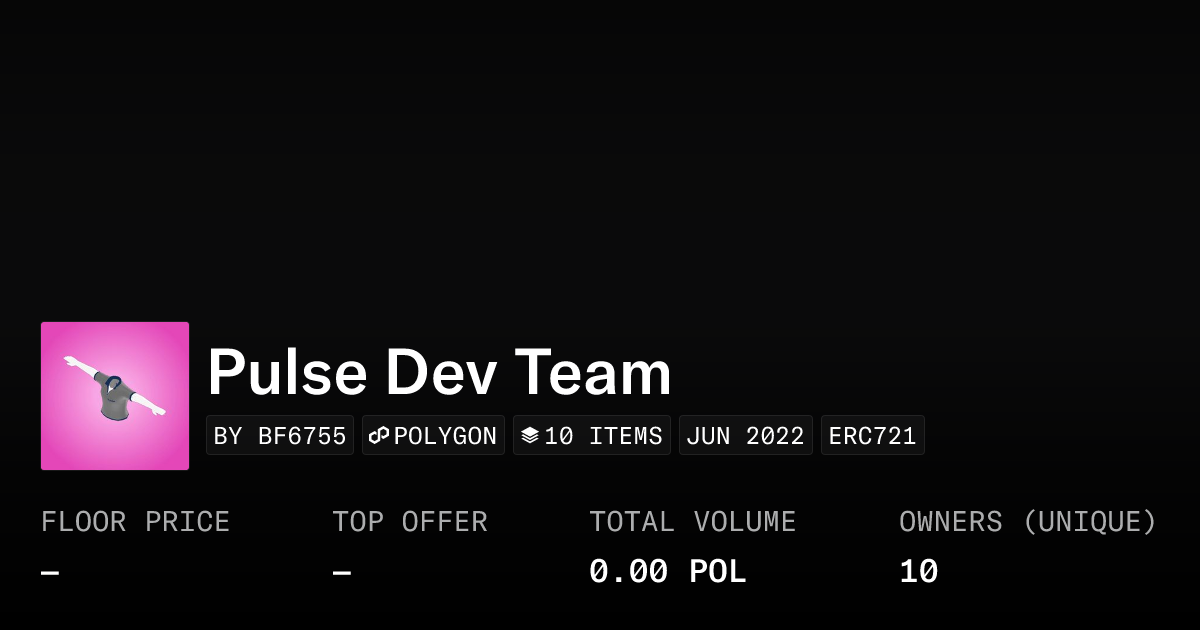 Pulse Dev Team - Collection | OpenSea
