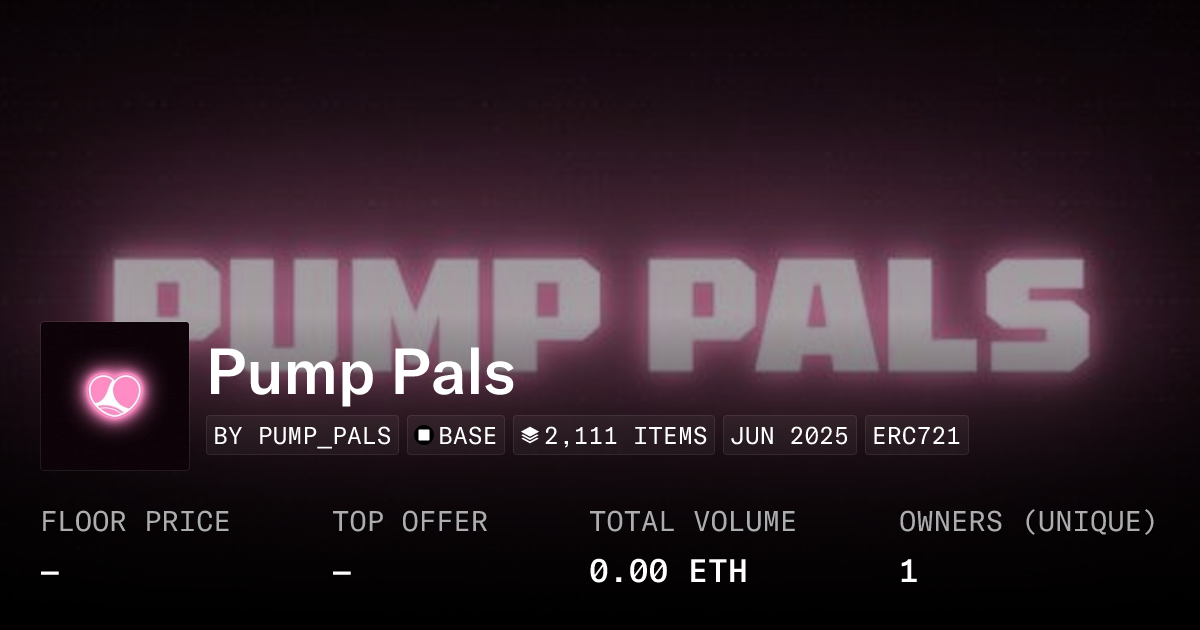 Pump Pals - Collection | OpenSea
