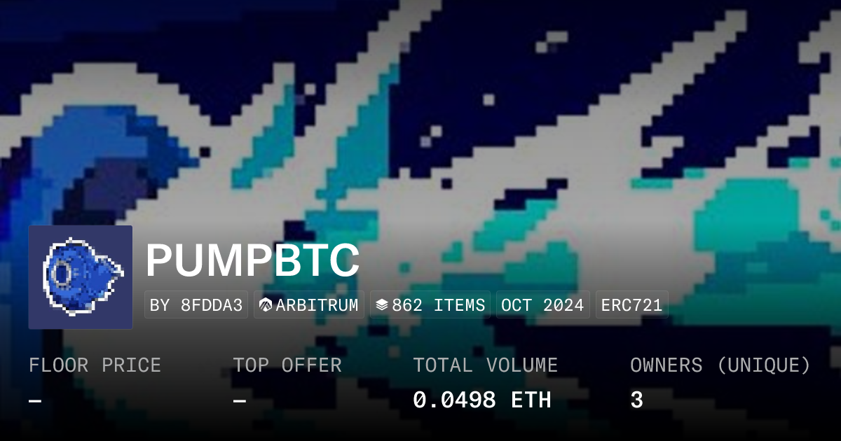 PUMPBTC - Collection | OpenSea