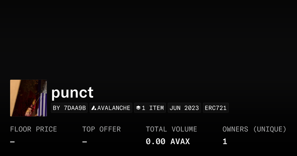 punct - Collection | OpenSea