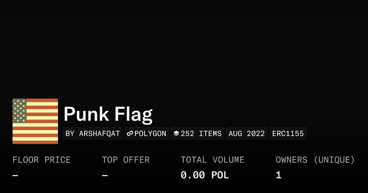 Punk Flag - Collection | OpenSea