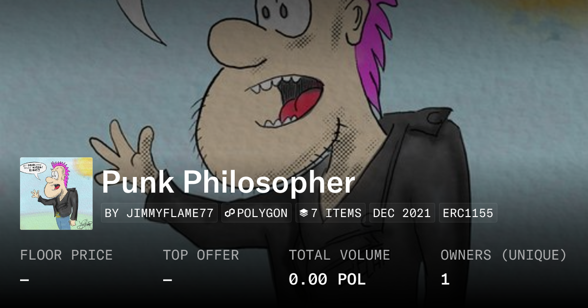 Punk Philosopher - Collection | OpenSea