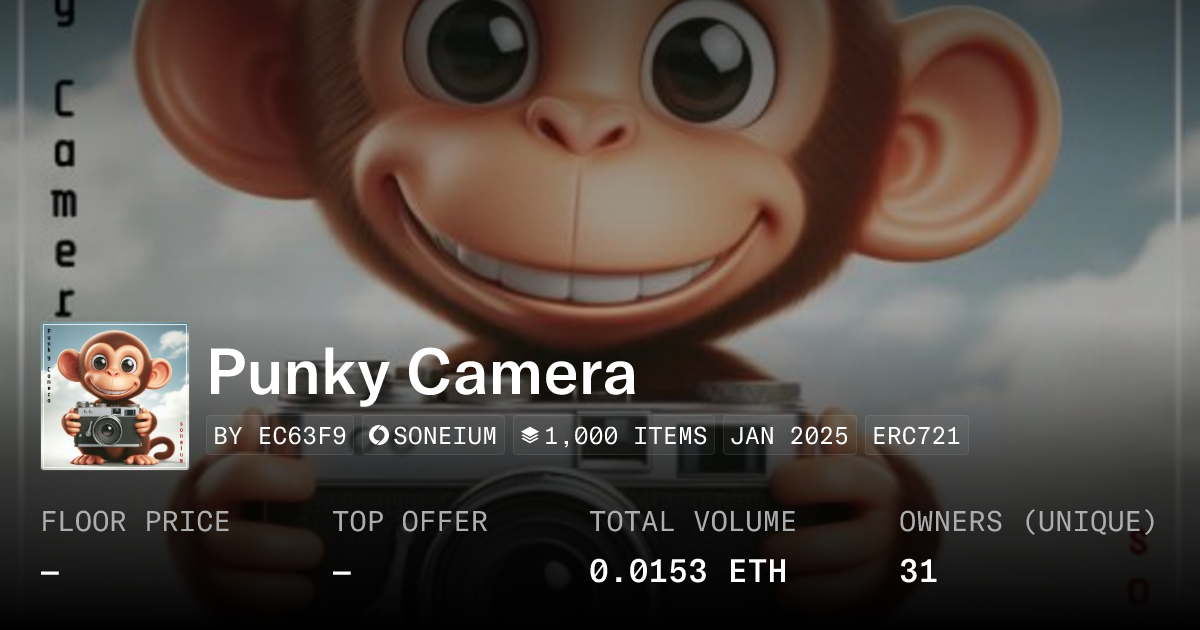 Punky Camera - Collection | OpenSea