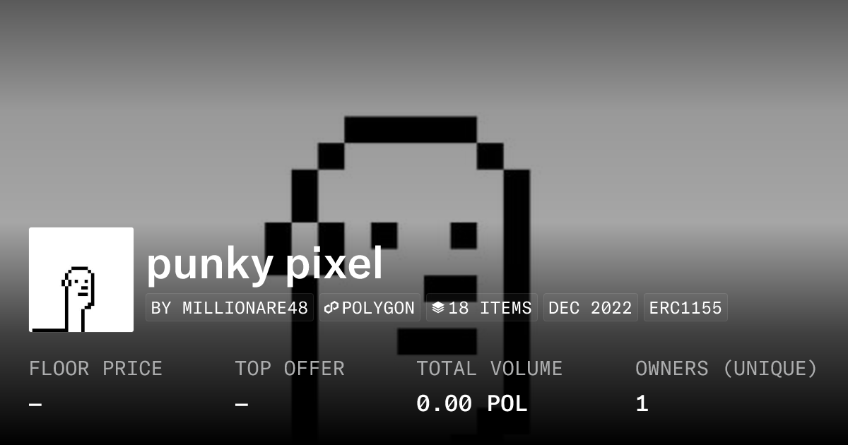 punky pixel - Collection | OpenSea