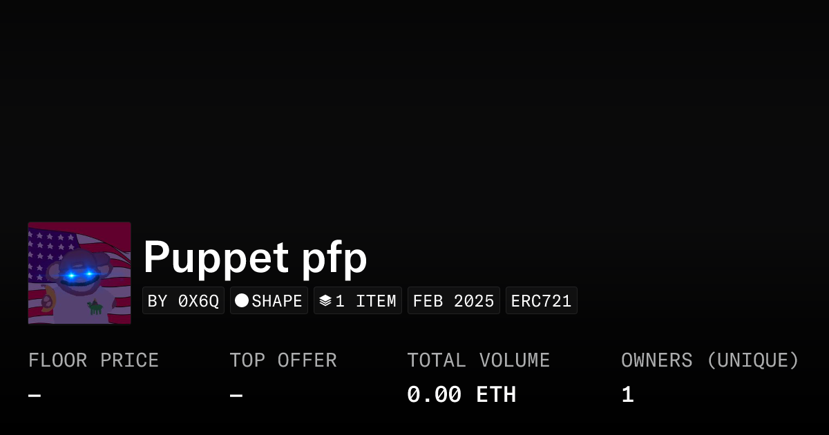Puppet pfp - Collection | OpenSea