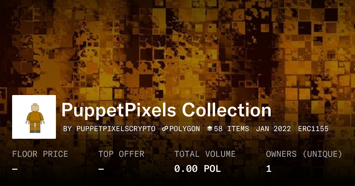 PuppetPixels Collection - Collection | OpenSea