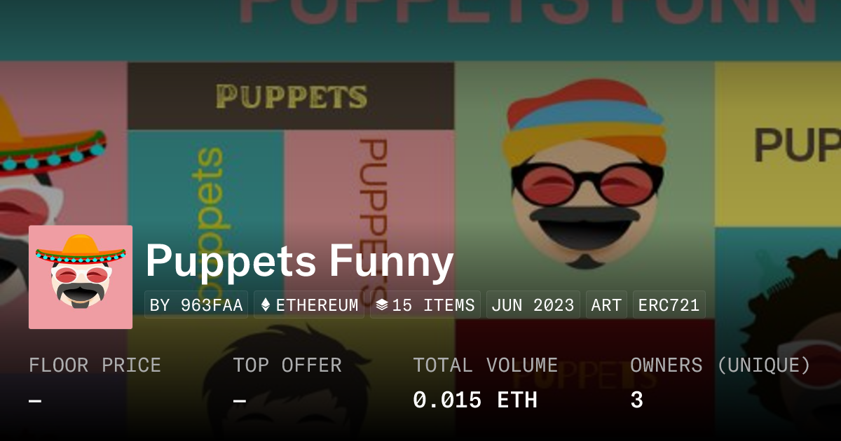 Puppets Funny - Collection | OpenSea