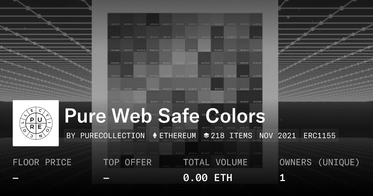Pure Web Safe Colors - Collection | OpenSea