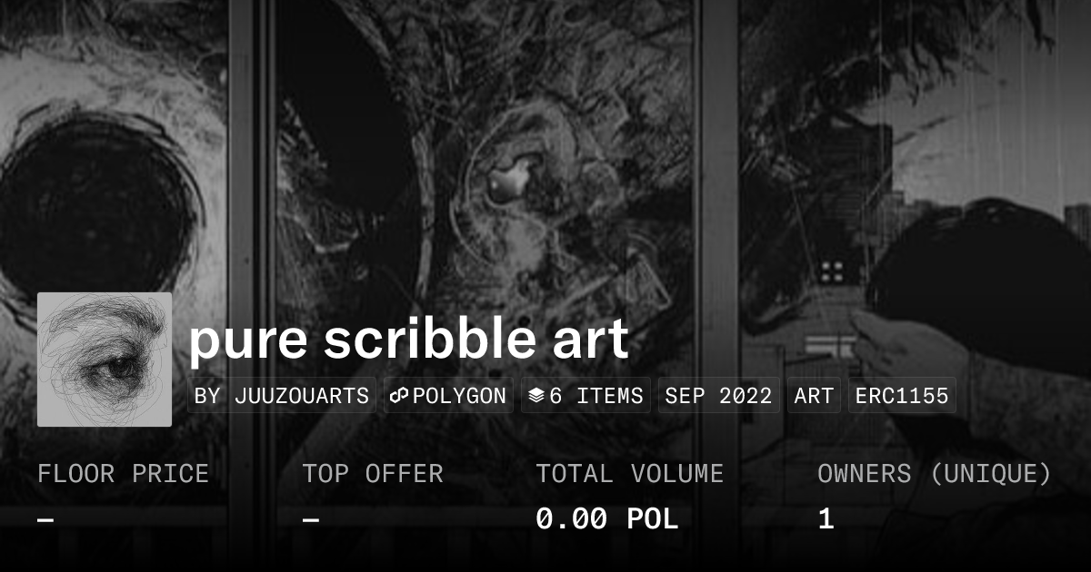 pure scribble art - Collection | OpenSea