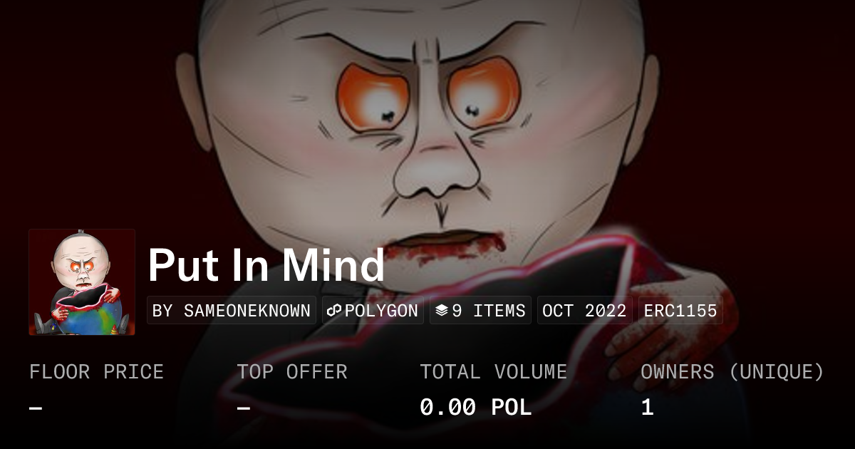 Put In Mind - Collection | OpenSea