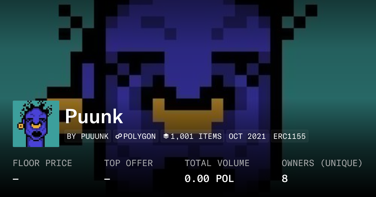 Puunk - Collection | OpenSea
