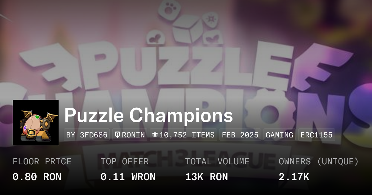 Puzzle Champions - Collection | OpenSea