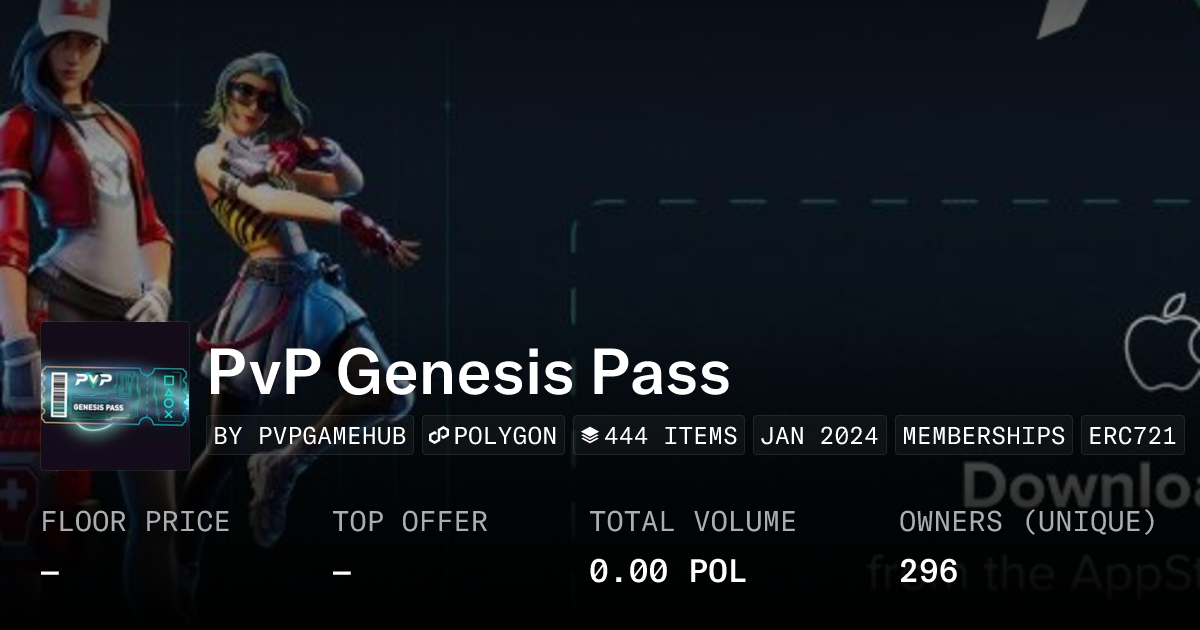 PvP Genesis Pass - Collection | OpenSea