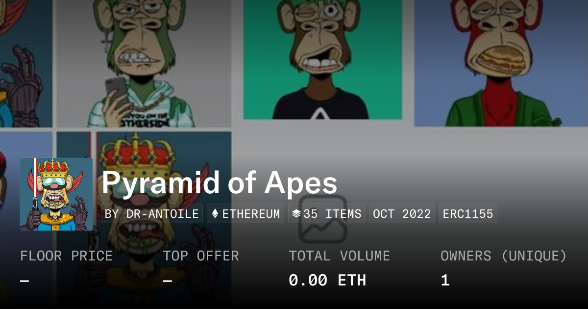 Pyramid of Apes - Collection | OpenSea