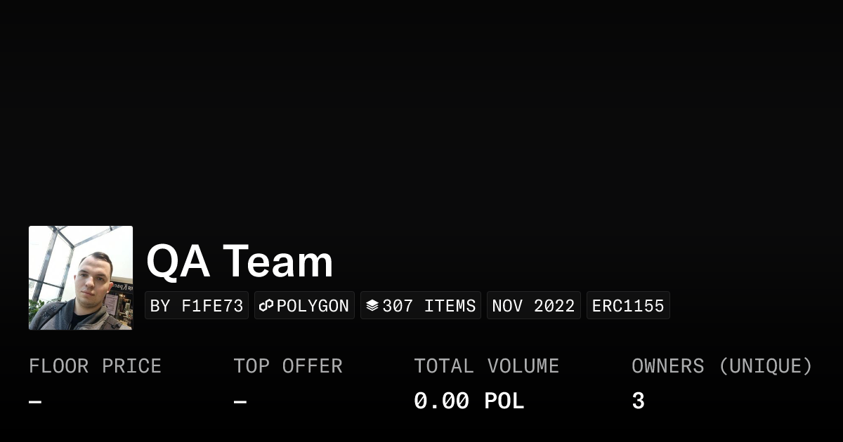 QA Team - Collection | OpenSea