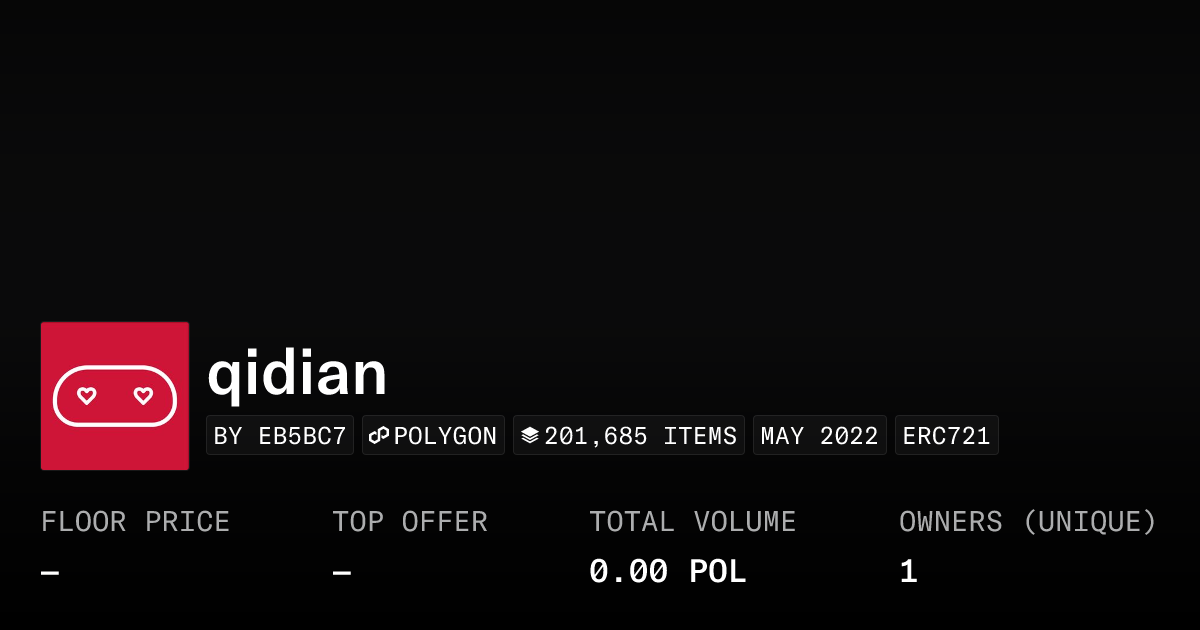 qidian - Collection | OpenSea