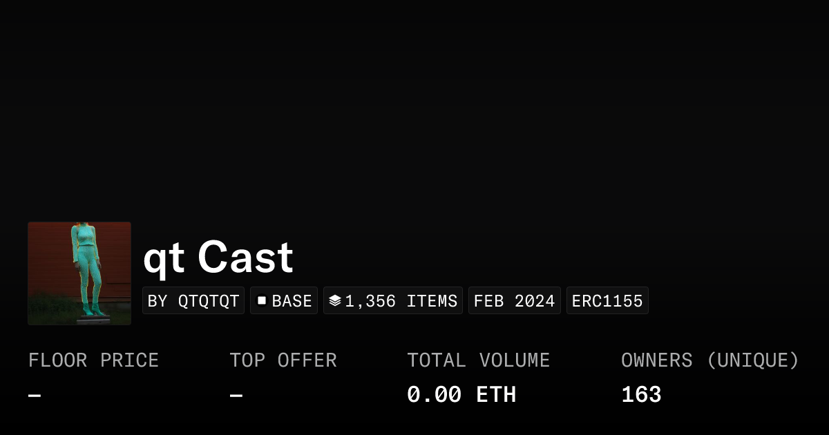 qt Cast - Collection | OpenSea