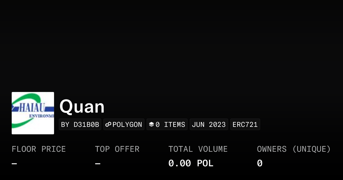 Quan - Collection | OpenSea