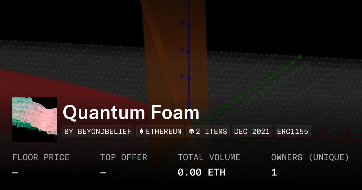 Quantum Foam - Collection | OpenSea