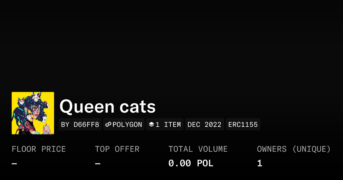 Queen cats - Collection | OpenSea