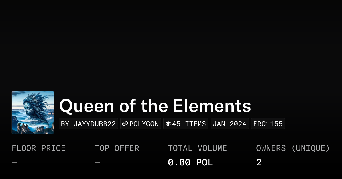 Queen of the Elements - Collection | OpenSea