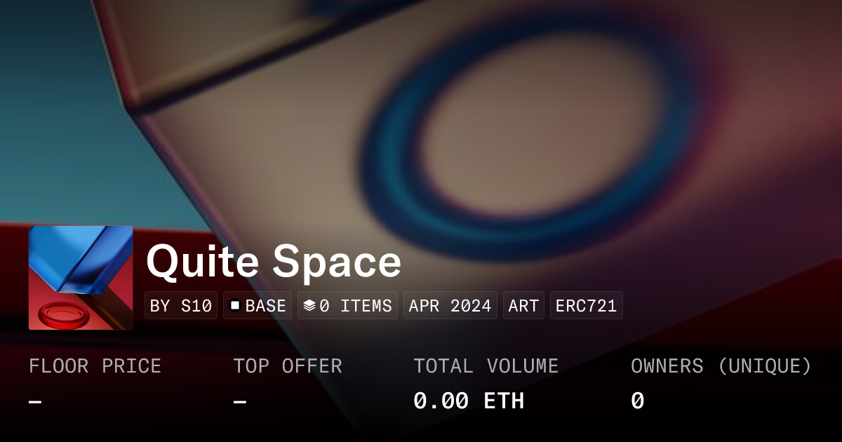 Quite Space - Collection | OpenSea