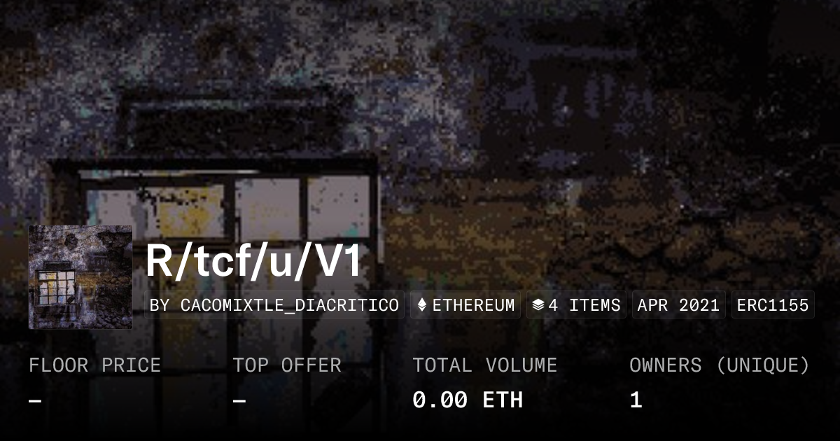 R/tcf/u/V1 - Collection | OpenSea