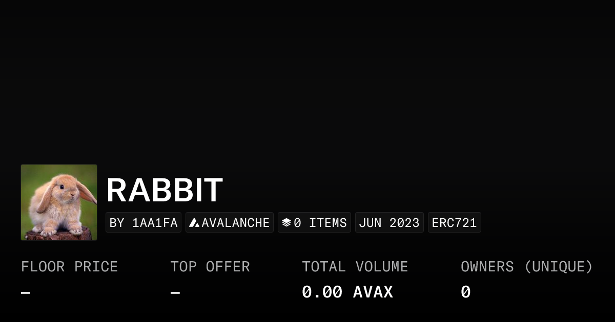 RABBIT - Collection | OpenSea