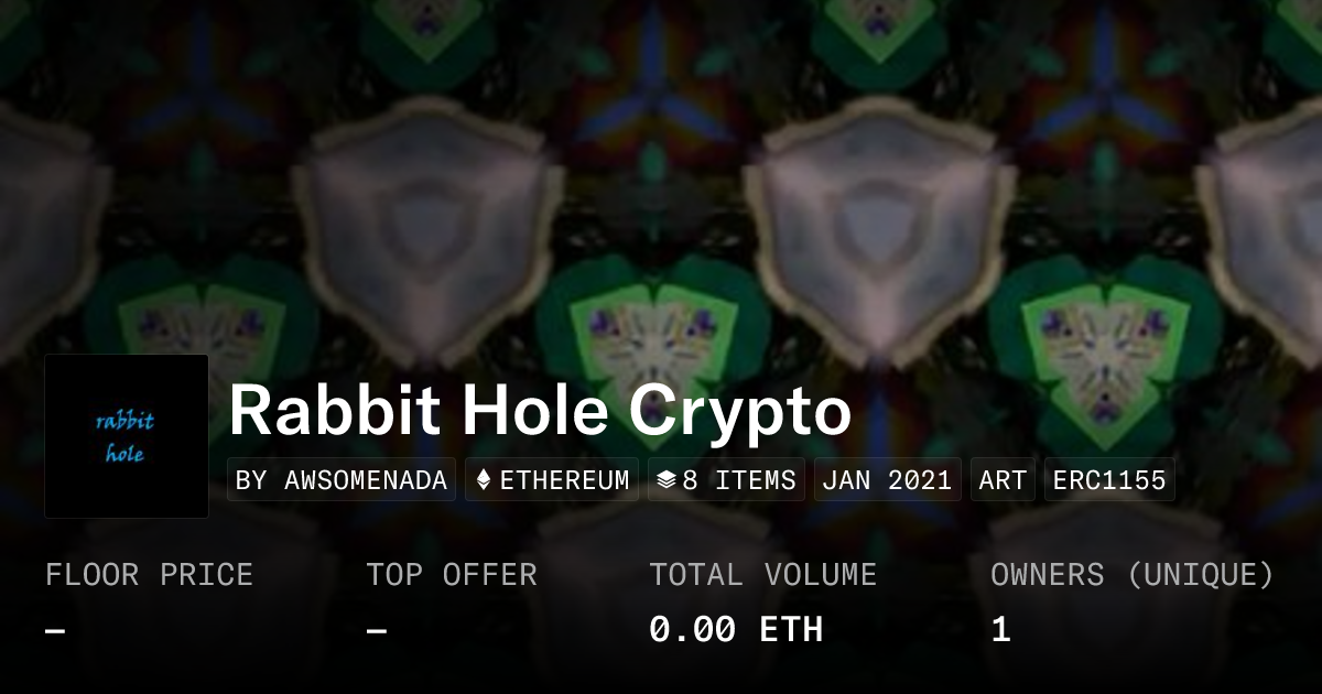 Rabbit Hole Crypto - Collection | OpenSea