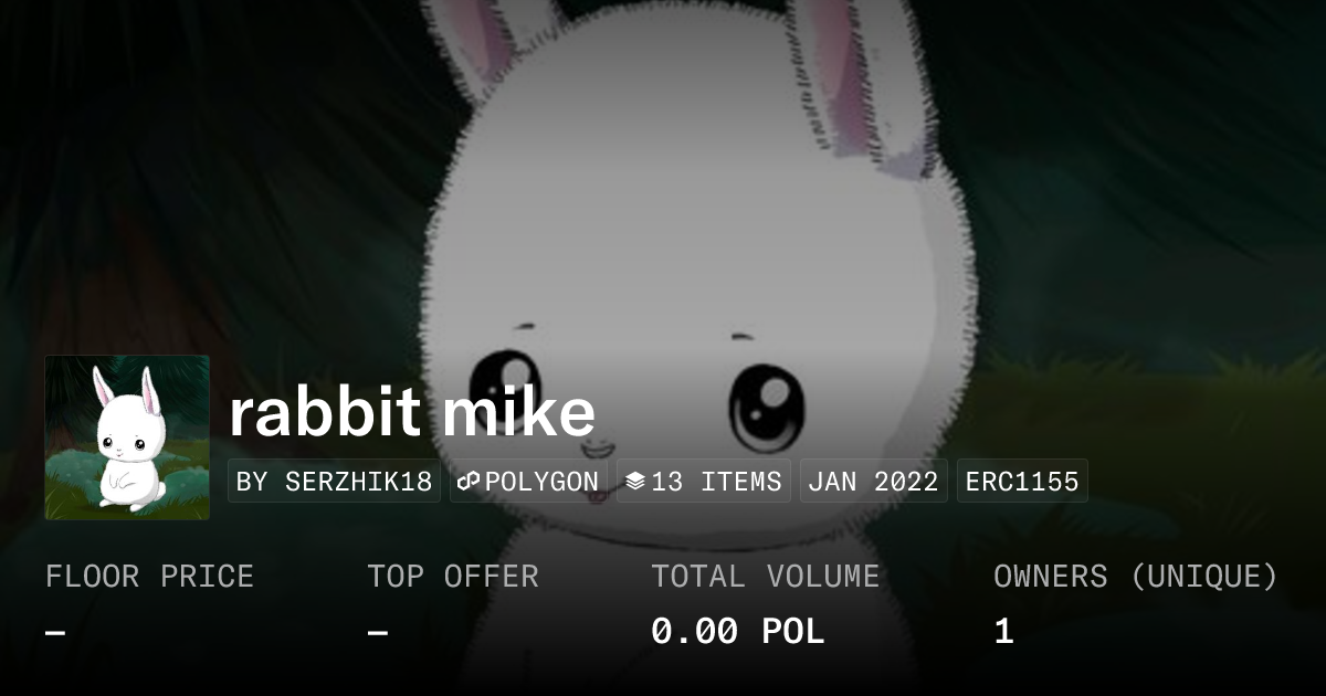 rabbit mike - Collection | OpenSea