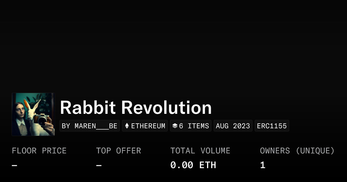 Rabbit Revolution - Collection | OpenSea