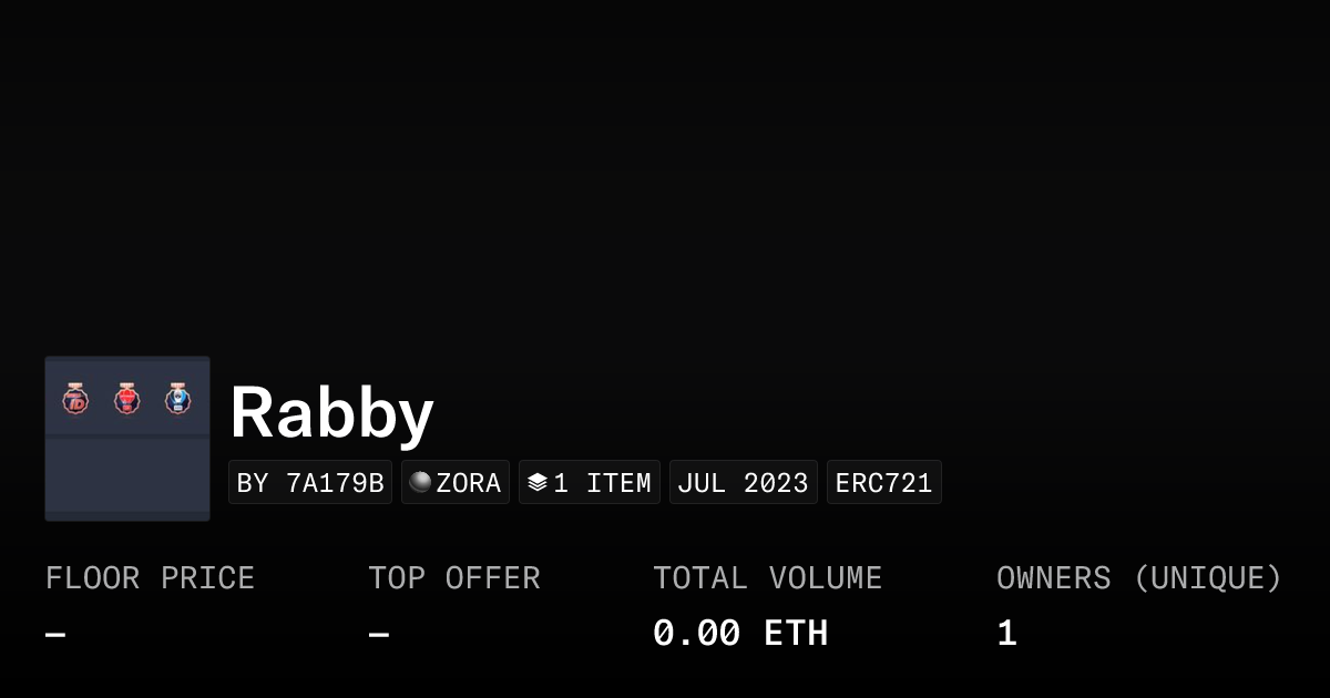 Rabby - Collection | OpenSea