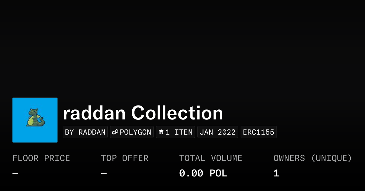 raddan Collection - Collection | OpenSea