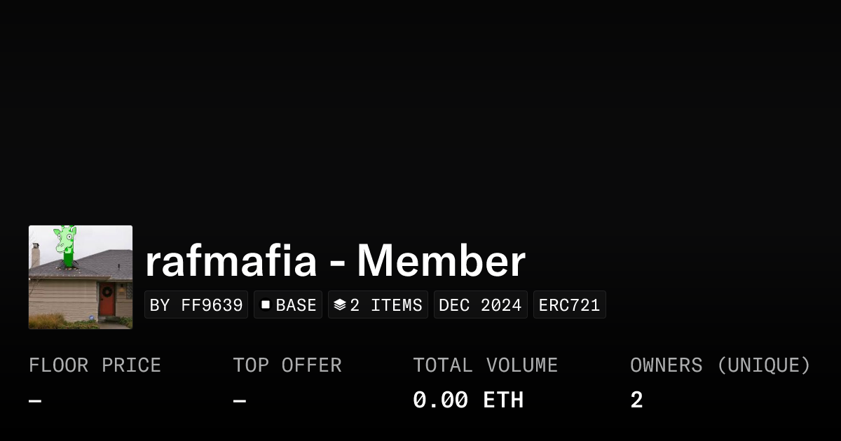 rafmafia - Member - Collection | OpenSea