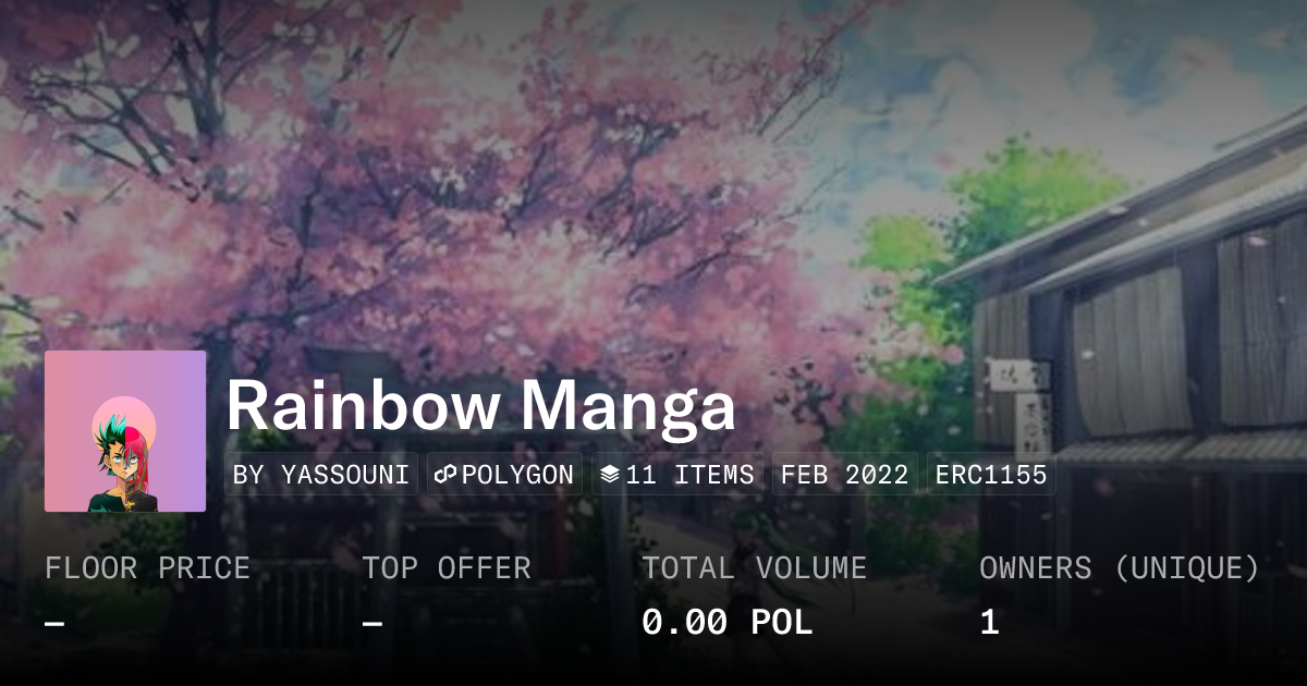 Rainbow Manga - Collection | OpenSea