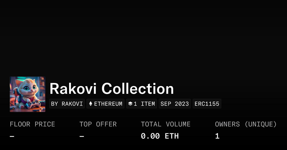 Rakovi Collection - Collection | OpenSea