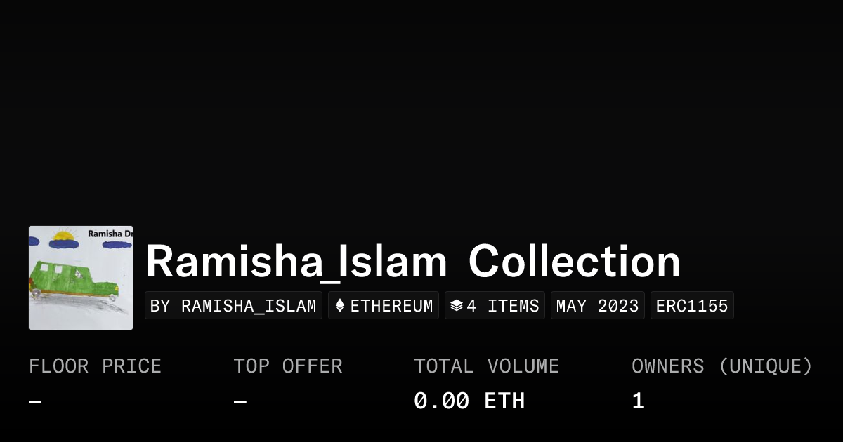 Ramisha_Islam Collection - Collection | OpenSea