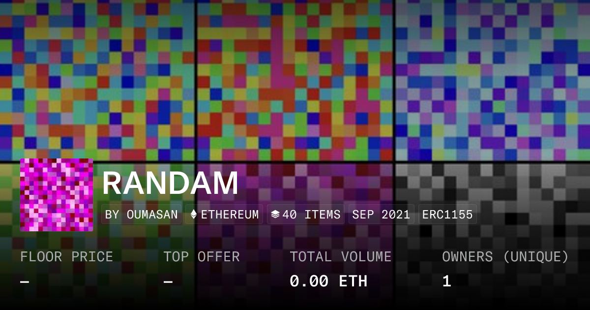 RANDAM - Collection | OpenSea