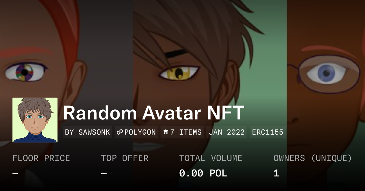 Random Avatar NFT - Collection | OpenSea