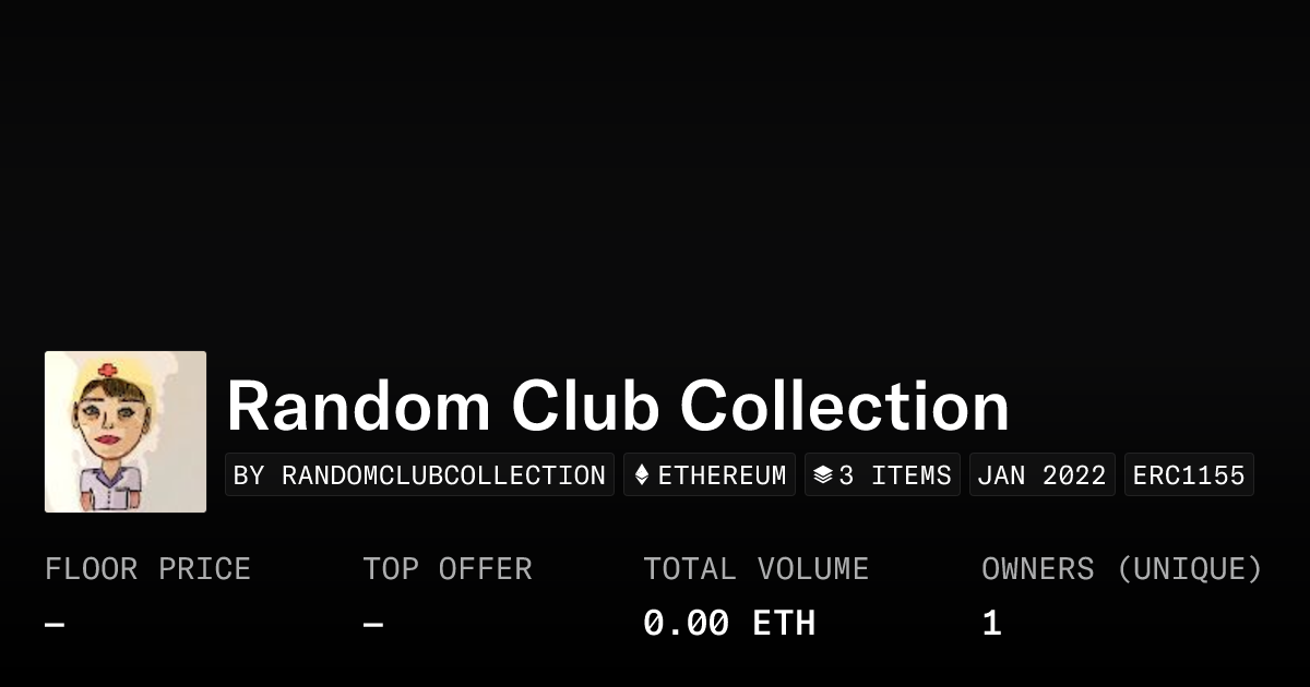 Random Club Collection - Collection | OpenSea