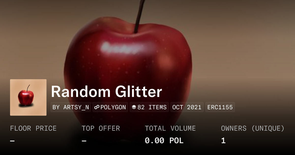 Random Glitter - Collection | OpenSea