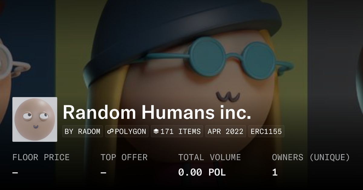 Random Humans inc. - Collection | OpenSea