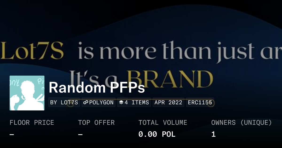 Random PFPs - Collection | OpenSea
