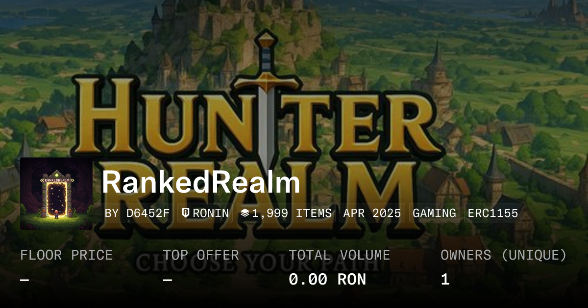 RankedRealm - Collection | OpenSea
