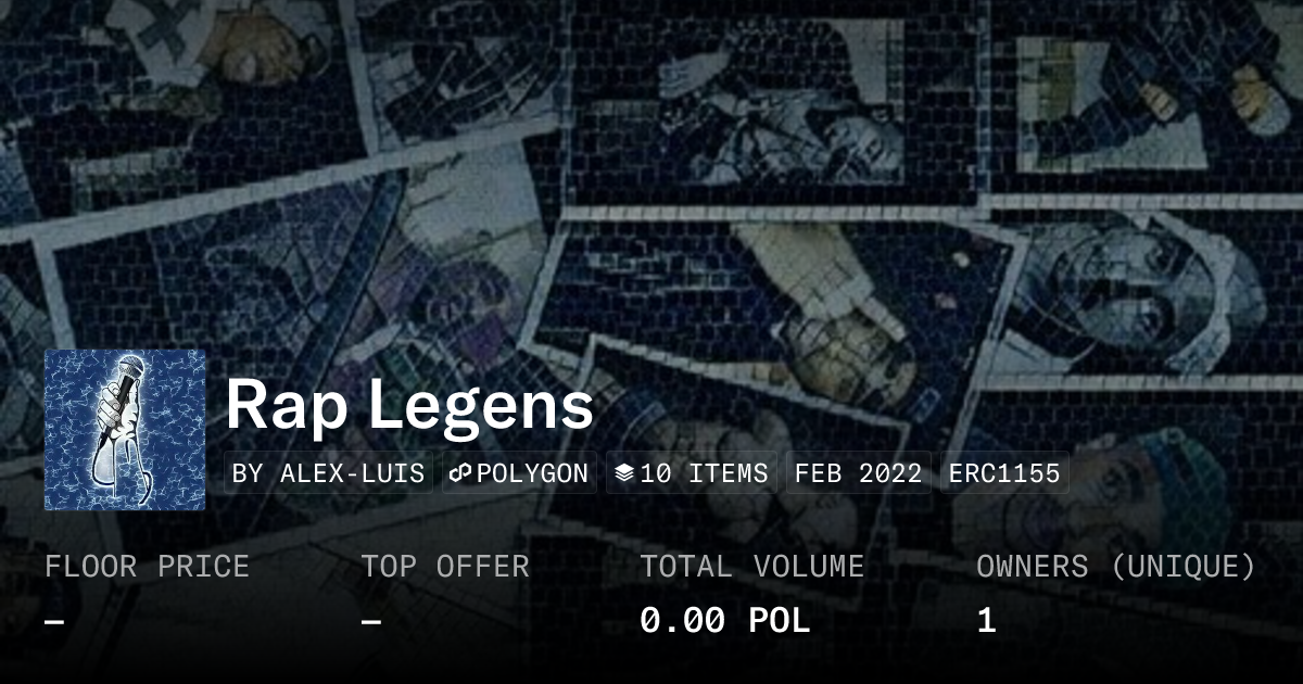 Rap Legens - Collection | OpenSea