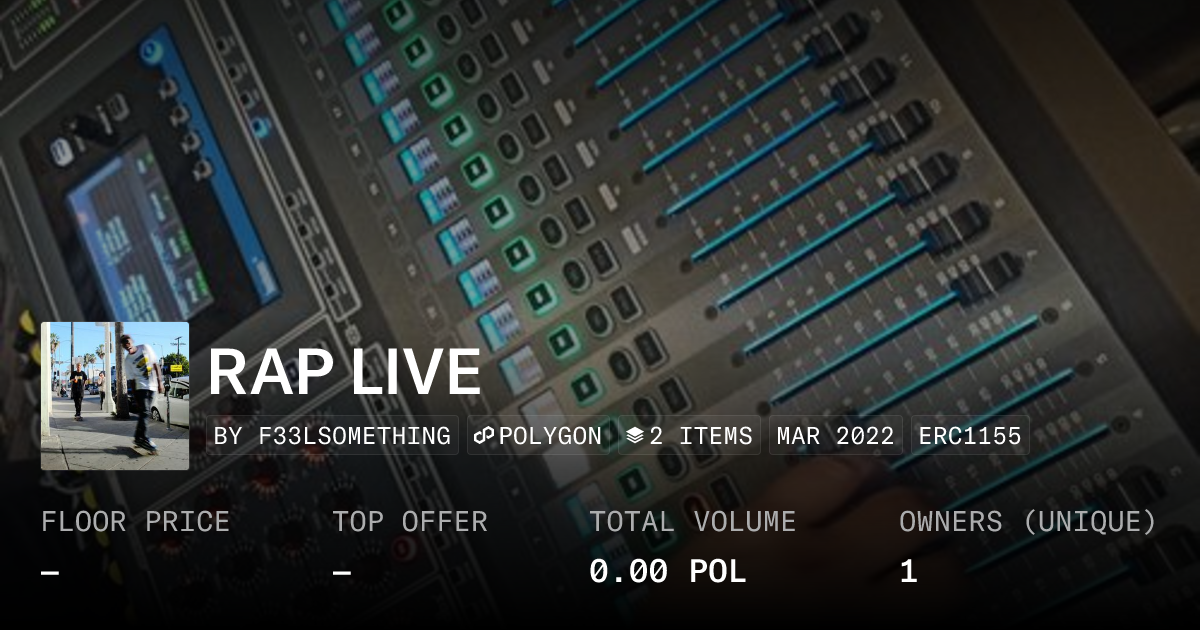 RAP LIVE - Collection | OpenSea