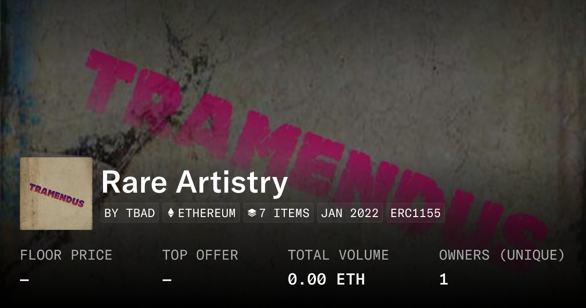 Rare Artistry - Collection | OpenSea