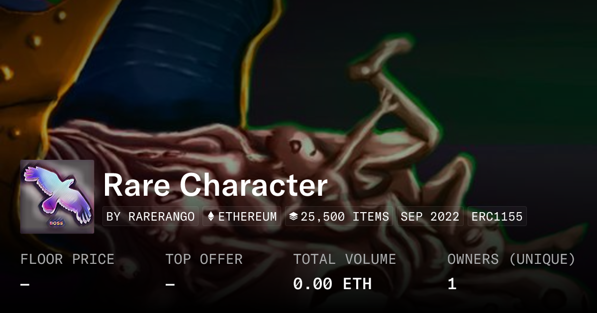Rare Character - Collection | OpenSea