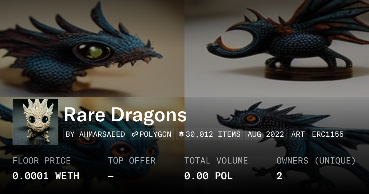 Rare Dragons - Collection | OpenSea